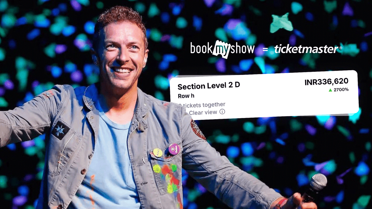 Coldplay Tickets Resell for Lakhs: Is BookMyShow the Ticketmaster of ...