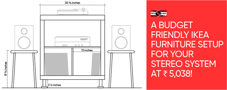 Budget Friendly IKEA Furniture Setup for Home Stereo System | The ...