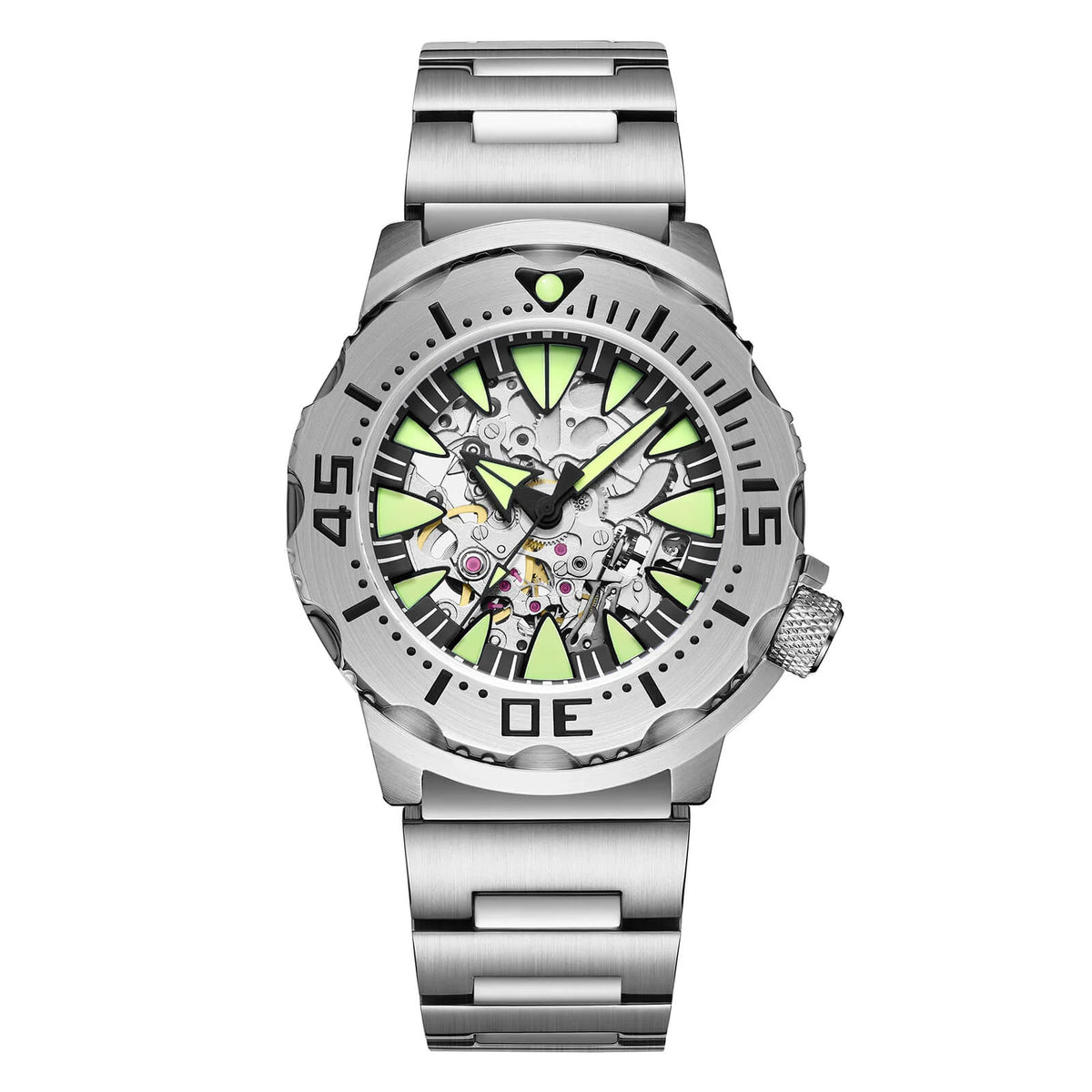 ADDIESDIVE OceanMonster Dive Watch AD2103-skeleton – The Revolver Club