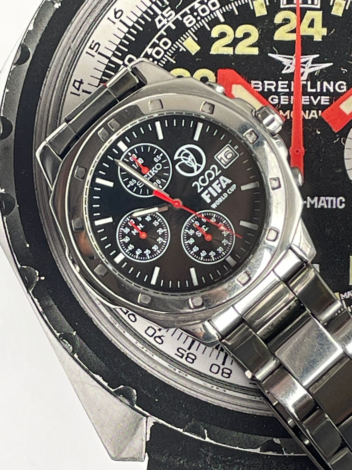 Buy Vintage Watch - 2000’s Seiko Chronograph 2002 FIFA Special Edition ...