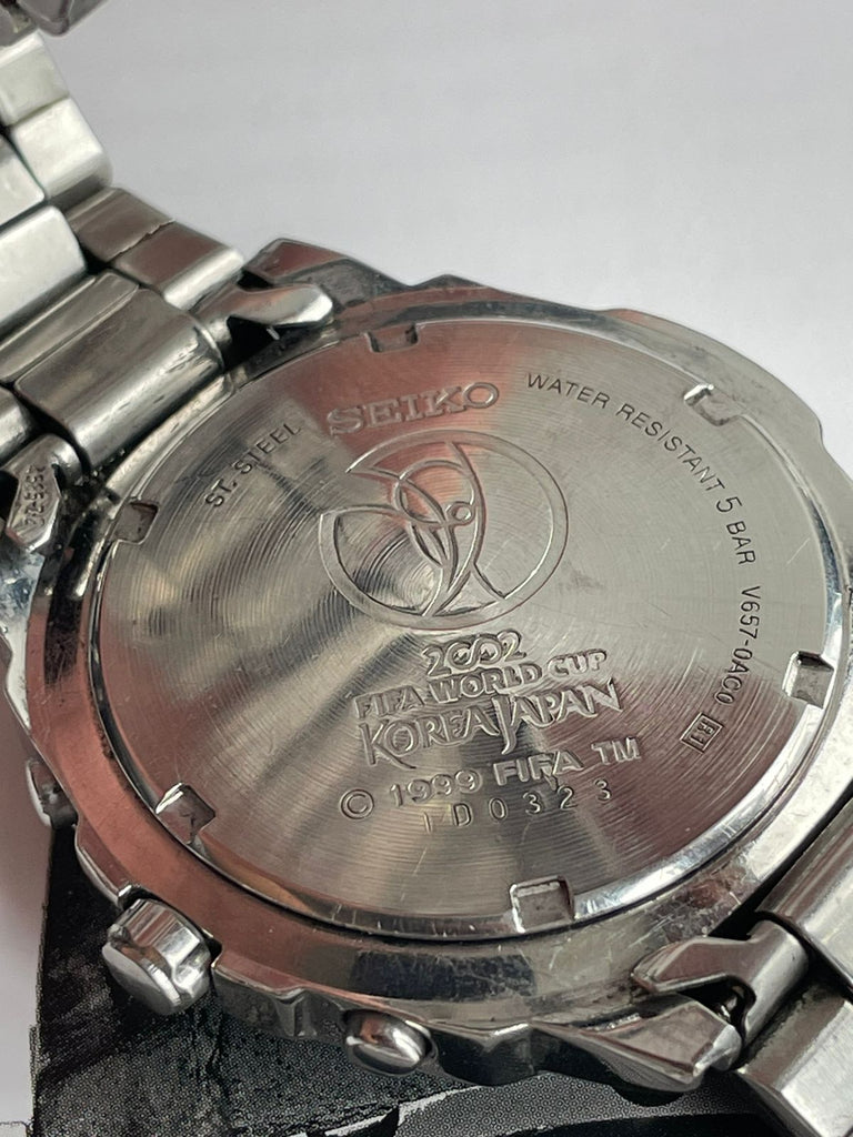 Buy Vintage Watch - 2000’s Seiko Chronograph 2002 FIFA Special Edition ...