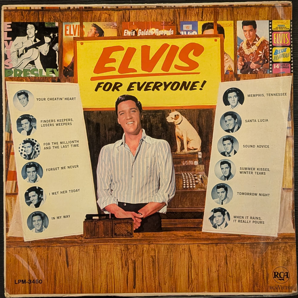 Elvis Presley – Elvis For Everyone! (Indian Pressing) (Used Vinyl - VG+ ...
