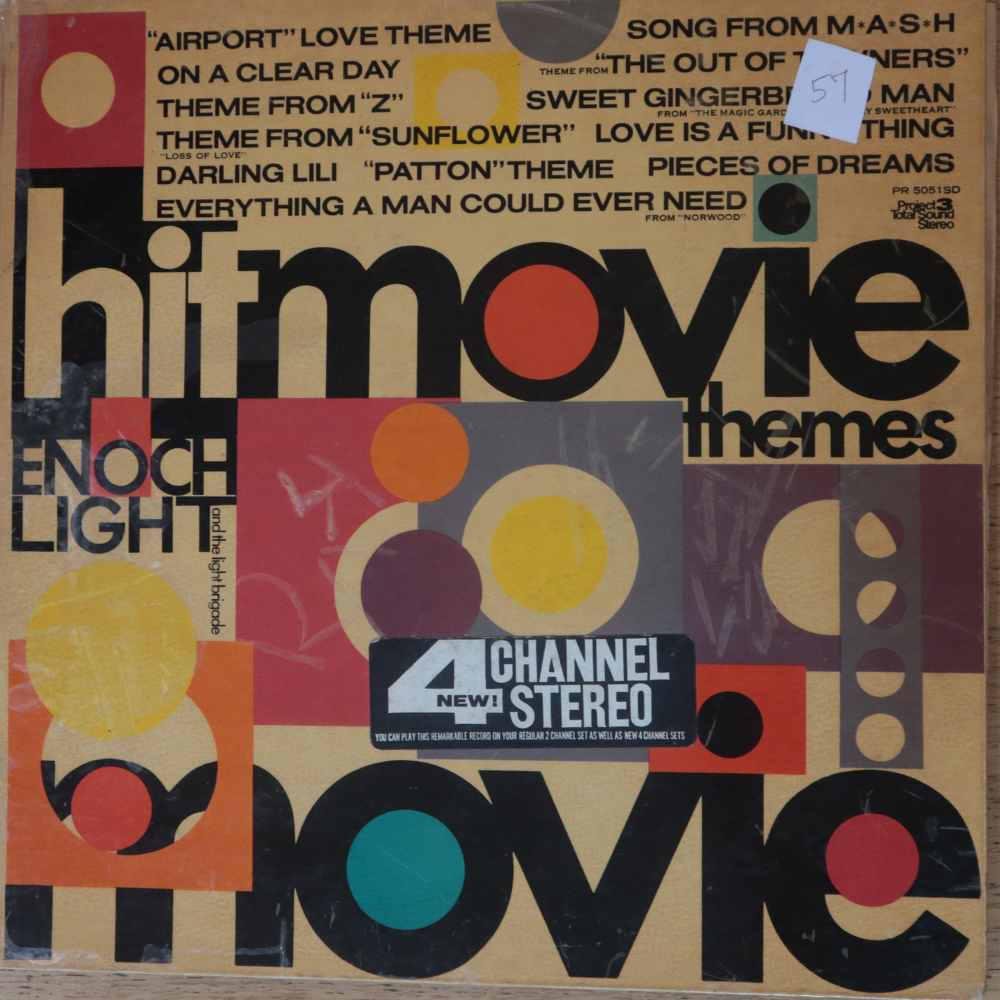 Enoch Light And The Light Brigade – Hit Movie Themes (Used Vinyl - VG ...