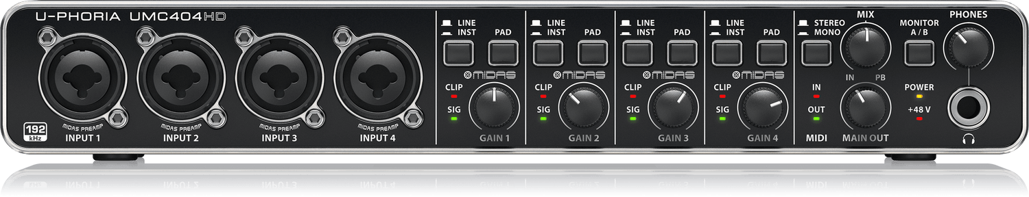 Behringer UMC404HD Audio Interface – The Revolver Club