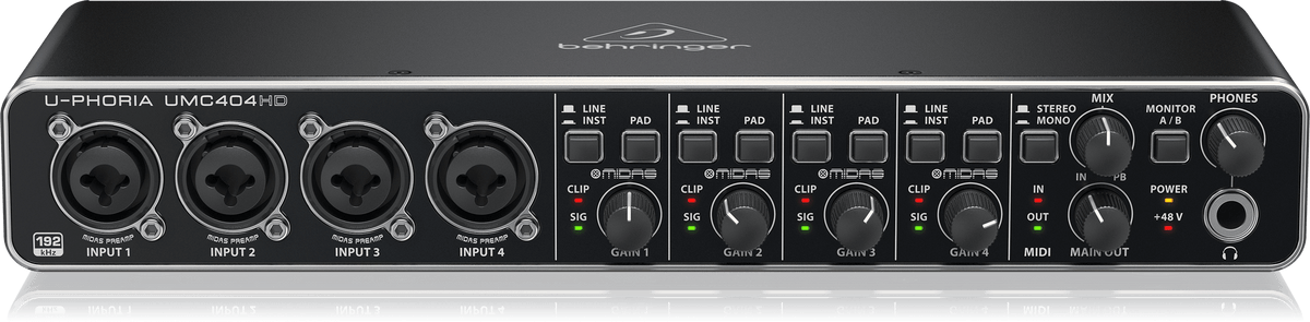 Behringer UMC404HD Audio Interface | The Revolver Club