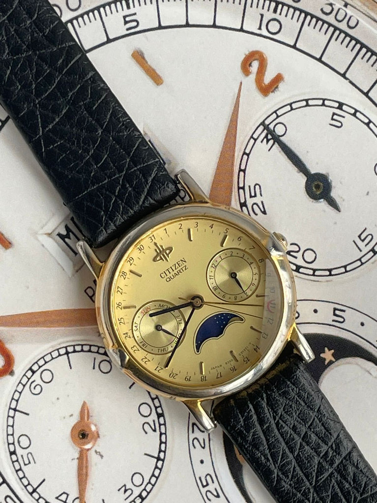 Buy Vintage Watch - Citizen Moon Phase (Quartz) | The Revolver Club