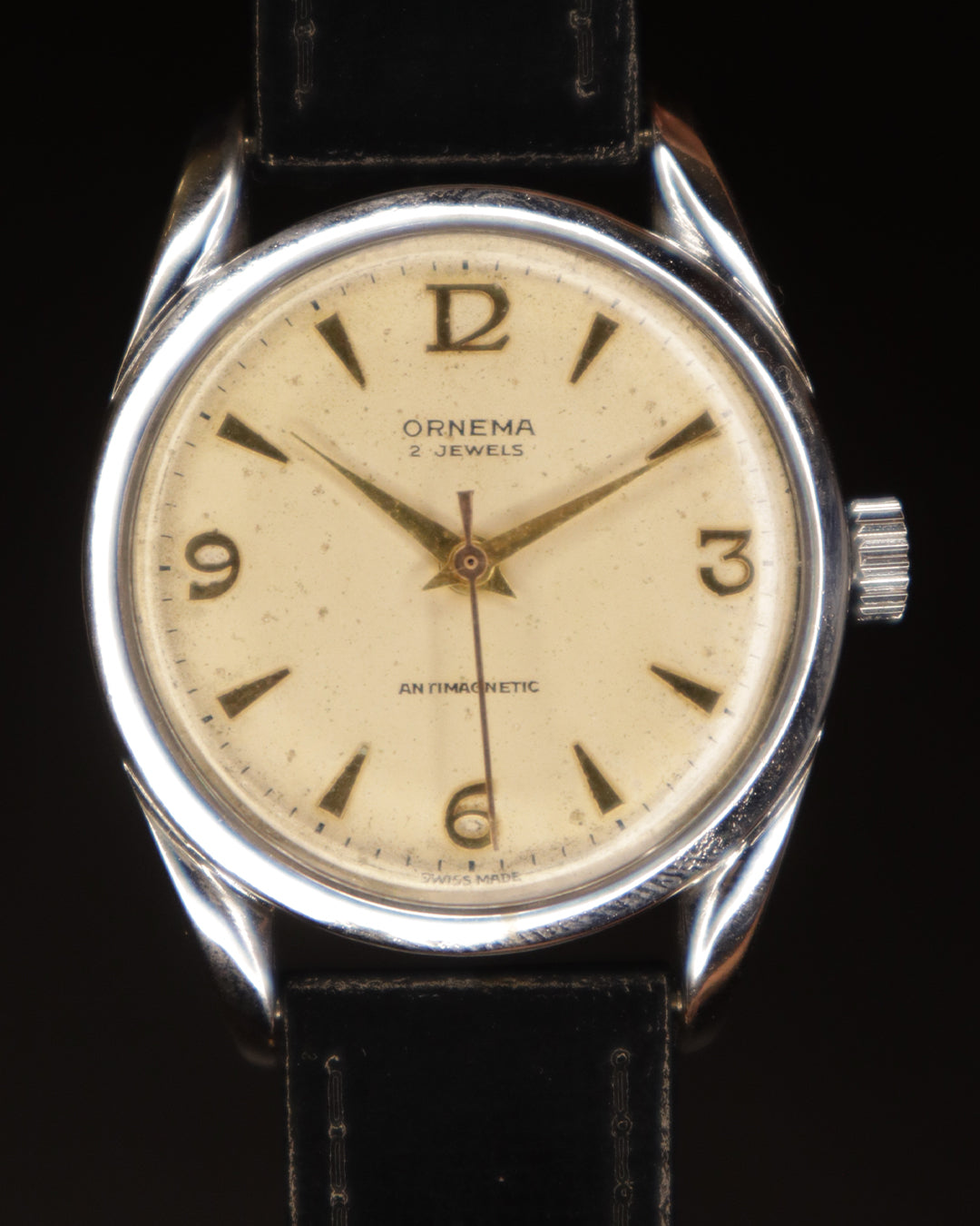 Buy Vintage Watch Nino Swiss 17 Jewels Date [35mm] | The Revolver Club