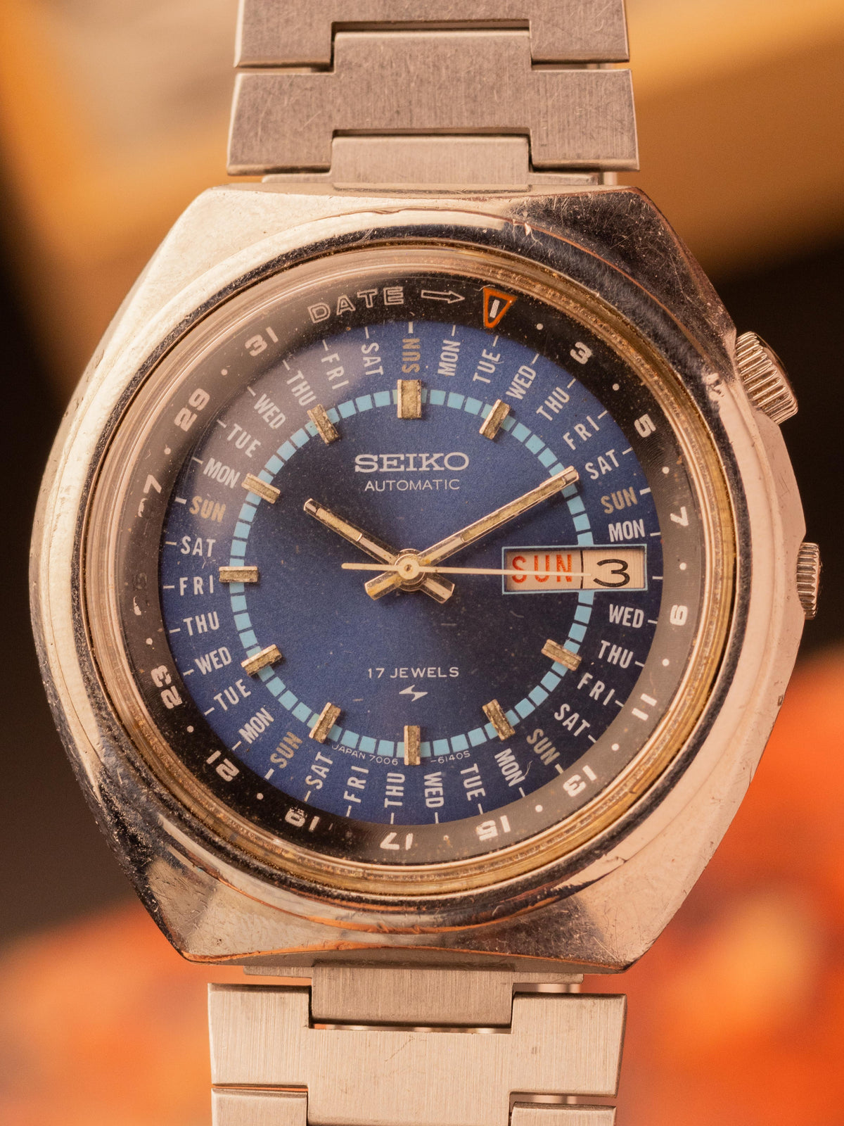 Seiko 7006-6039 Perpetual Calendar [39mm] Automatic – The Revolver Club