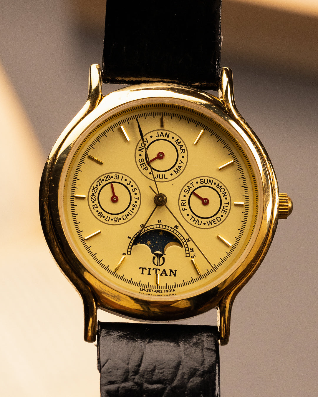 Titan Moonphase Triple Calendar – [38mm] Quartz – The Revolver Club