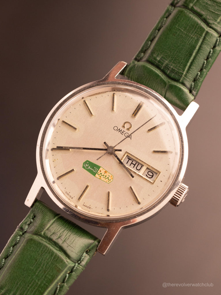 Omega Genève Day-Date Arabic Logo Dial Cal. 1022 (Ref. 166.0117) (35mm ...