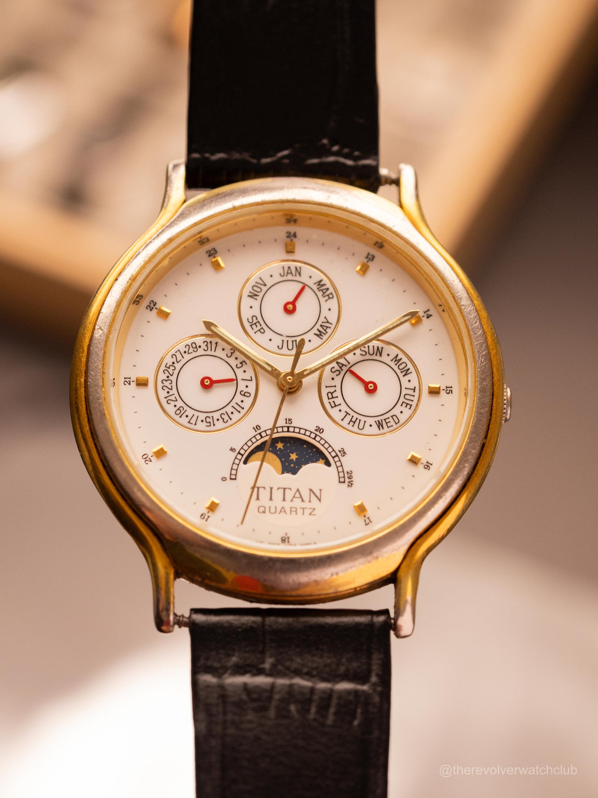 Titan Moonphase Triple Calendar (Ref. 257B-55) (37mm; Quartz) – The ...