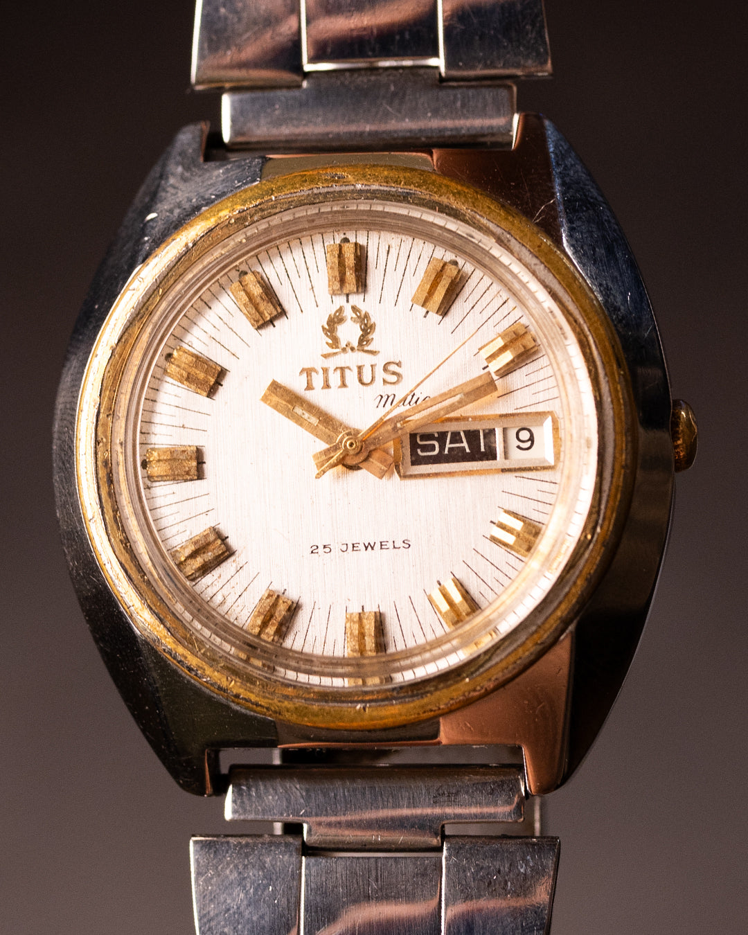 Buy Vintage Watch - Titus Automatic Day-Date | Ref: 9004 (25 Jewels ...