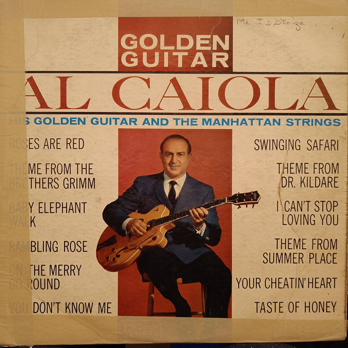 Al Caiola – Golden Guitar (Used Vinyl - G) JS | The Revolver Club